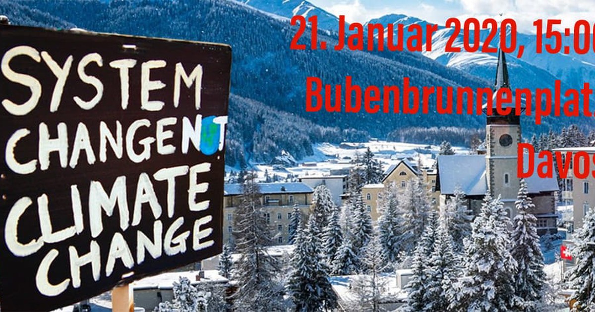 Einladung zu unserer Anti-WEF Demo - JUSO Graubünden